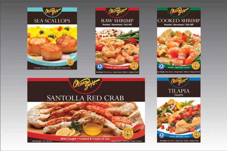 Seafood Packaging - Peg Ogle Design